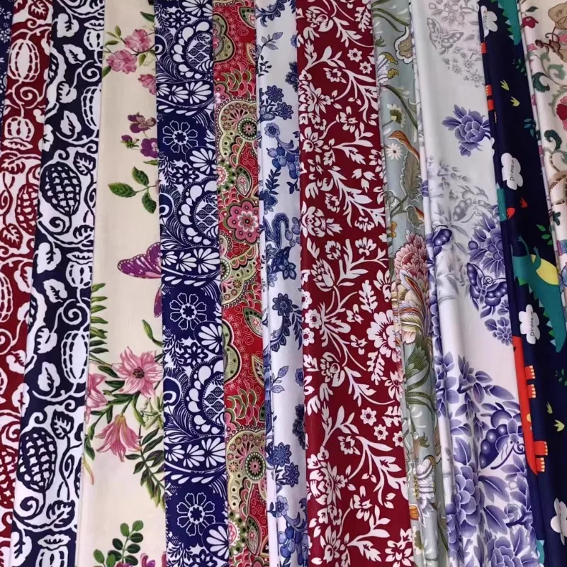 Printed Canvas Fabric 2.4m Wide Bohemian Style By The Meter for Sewing ...