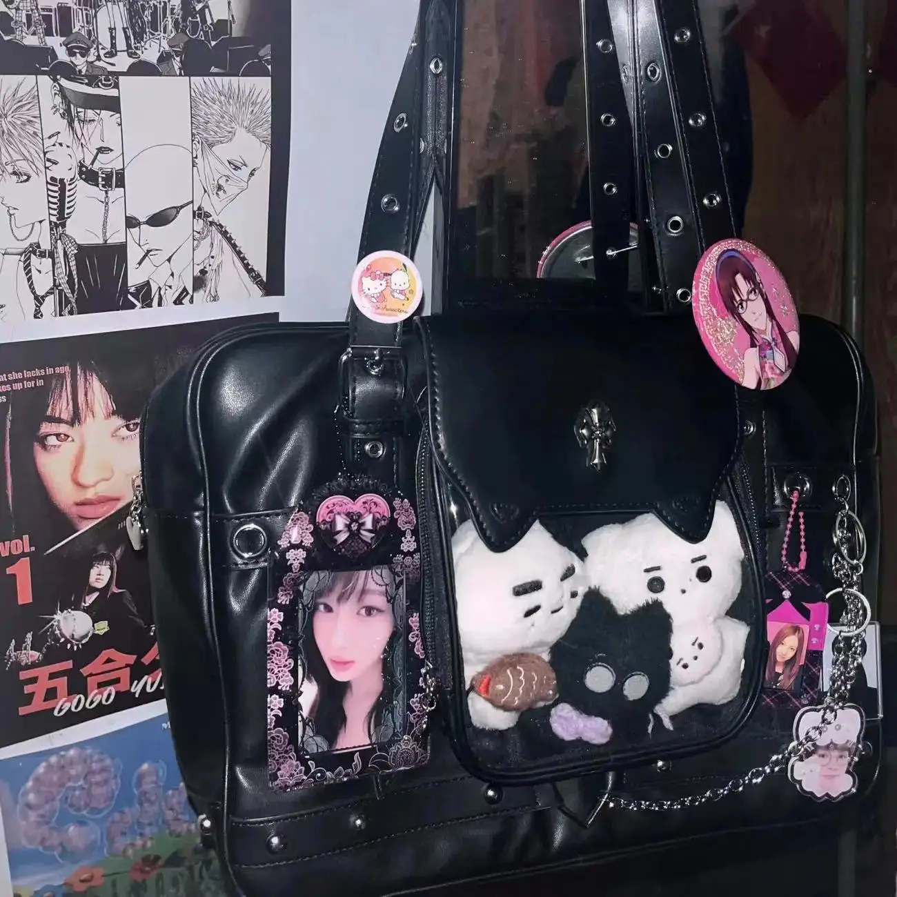Gothic-Handbags-for-Women-Black-Sweet-Lolita-Itabag-Japanese-JK-Fashion ...