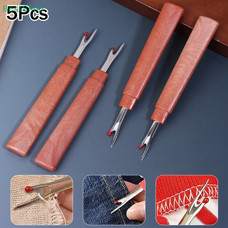 🍄Wood Grain Seam Ripper, DIY Sewing Accessory Thread Picker, Large ...