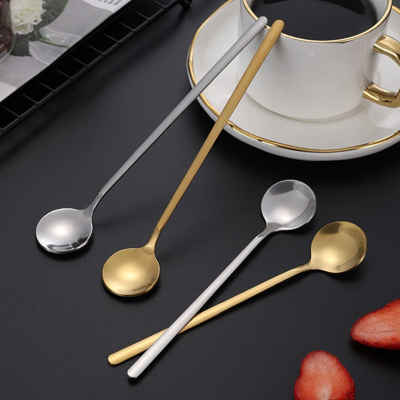 1Pcs-Large-Stainless-Steel-Spoon-Long-Handle-Spoons-Kitchen-Cutlery ...