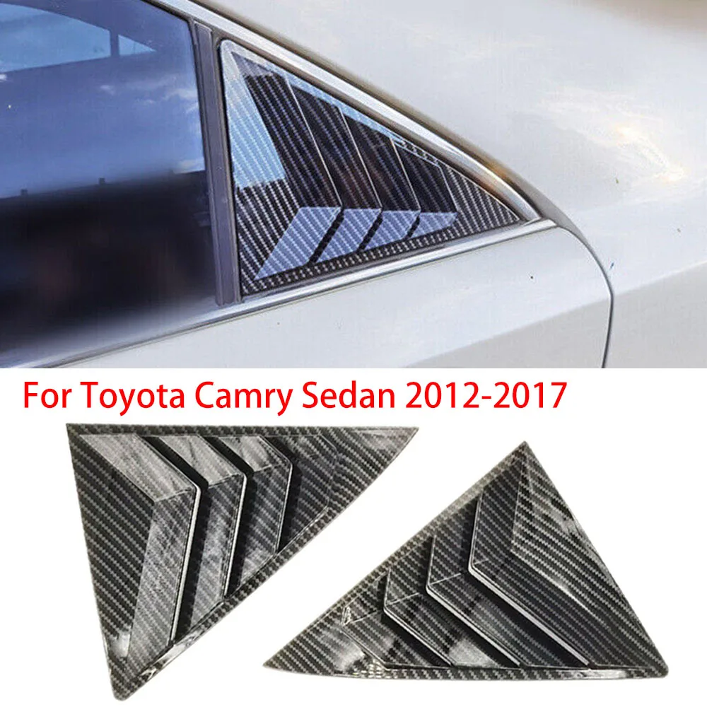 For-Toyota-Camry-Sedan-2012-2017-Car-Rear-Louver-Window-Side-Shutter ...