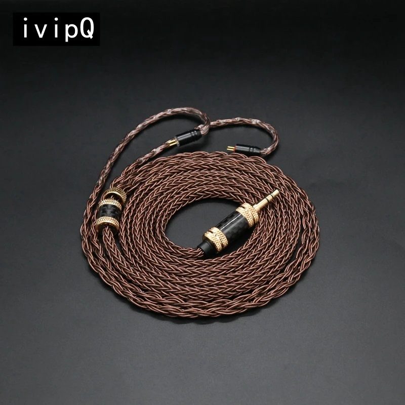 ivipQ 16 Core High Conductivity Copper Earphone Upgrade Cable With N5005/MMCX/2PIN/QDC and 2.5/3 ...