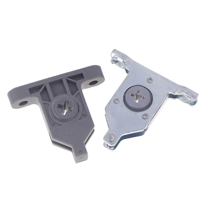 2Pcs Nylon/Metal Drawer Clip Front Panel Fixing Bracket Connector ...
