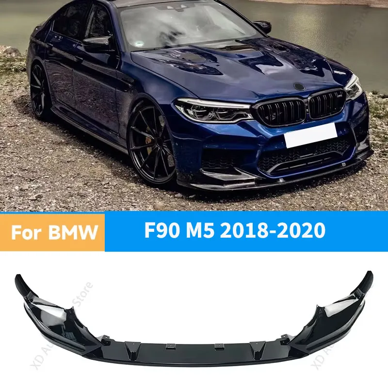 Front Bumper Lip for BMW F90 M5 2018-2020 Car Accessories Decorate ...