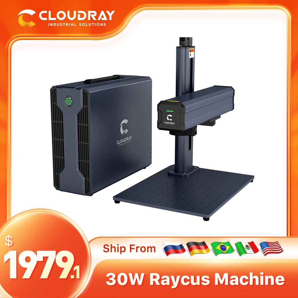 Cloudray-30W-Raycus-Fiber-Laser-Marking-Machine-For-Cutting-Jewelry ...