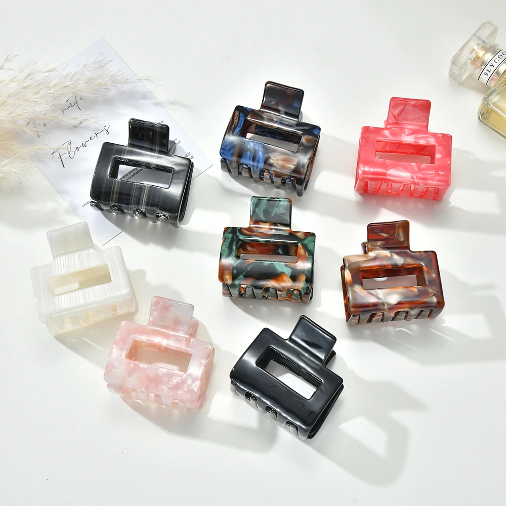 Newest Hair Claw Acetate Colorful Korea INS Style For Women Female Girl ...