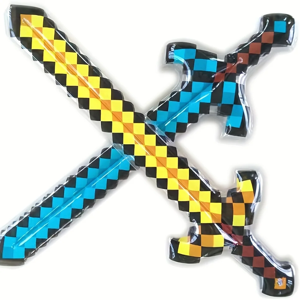 Gem-Sword-Golden-Sword-Pixel-Style-Toys-Inflatable-Toys-Children-s-Toys ...