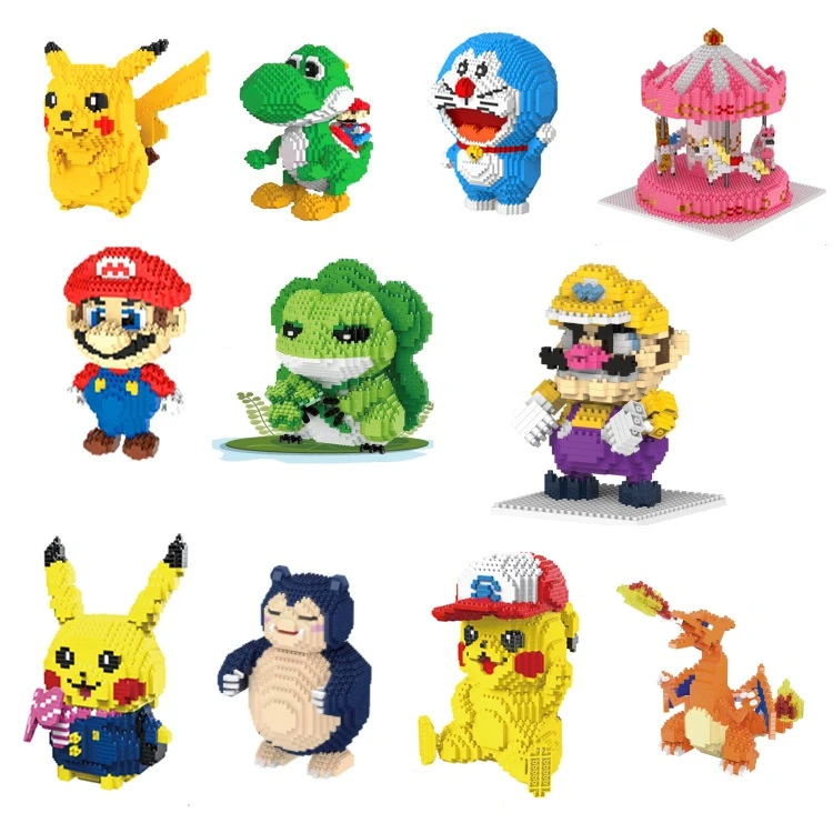 Super Fun Yoshii HC Magic Mini Blocks Stitch Snorlax Building Toys ...