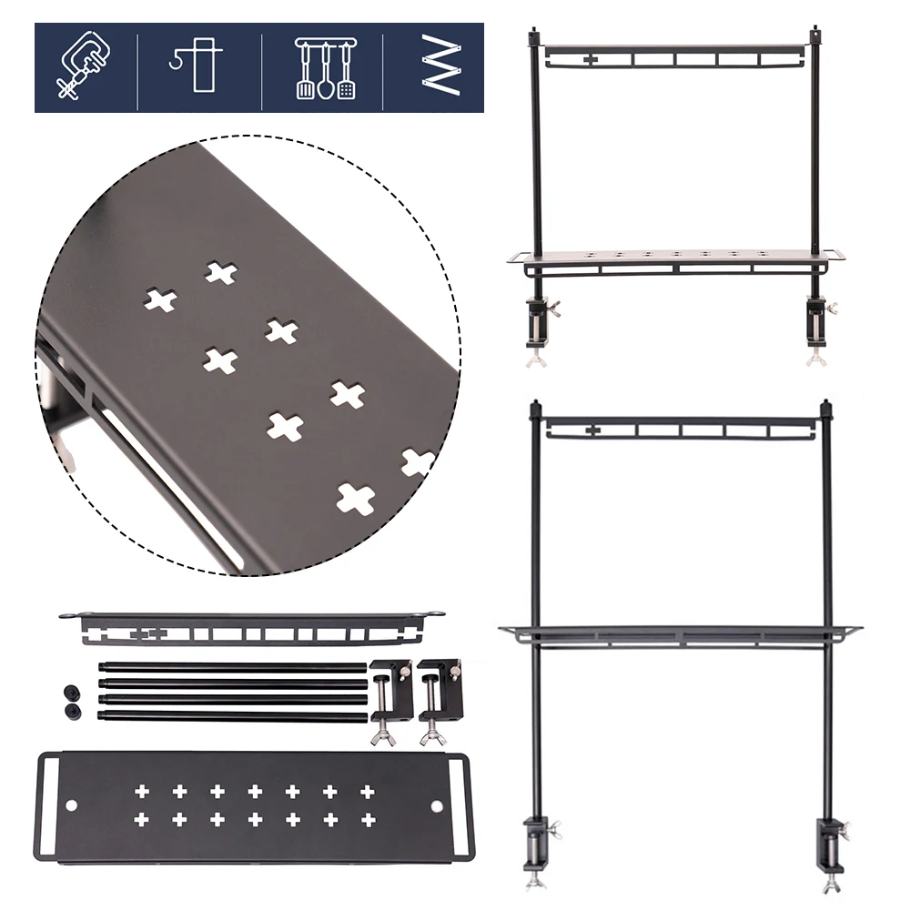 Camping-Foldable-Storage-Rack-Collapsible-Camping-Rack-Aluminum-Alloy ...
