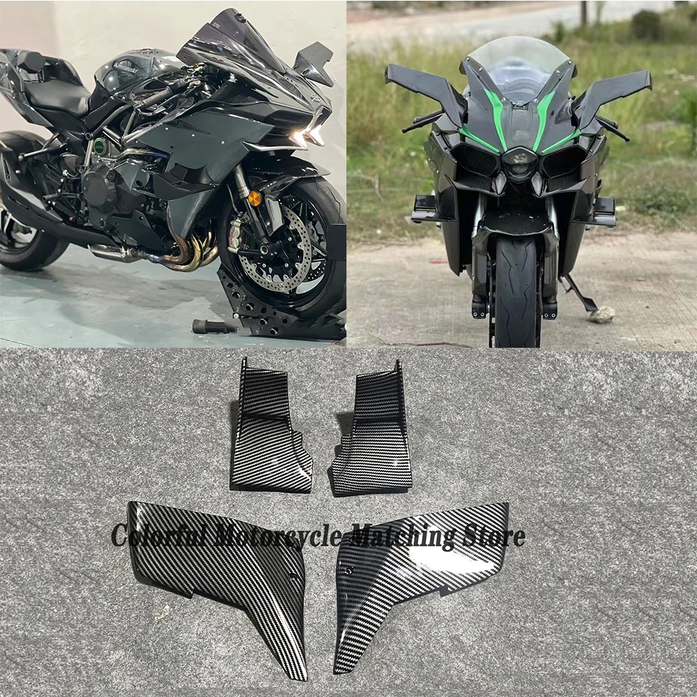 Motorcycle-Aerodynamic-Fixed-Wing-For-Kawasaki-Ninja-H2-H2R-2015-2023 ...