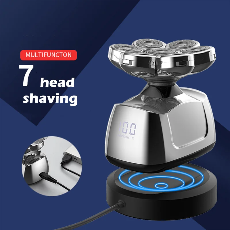 7d Head Shaver 6 In 1 Head Shavers For Bald Men,head Electric Razor ...