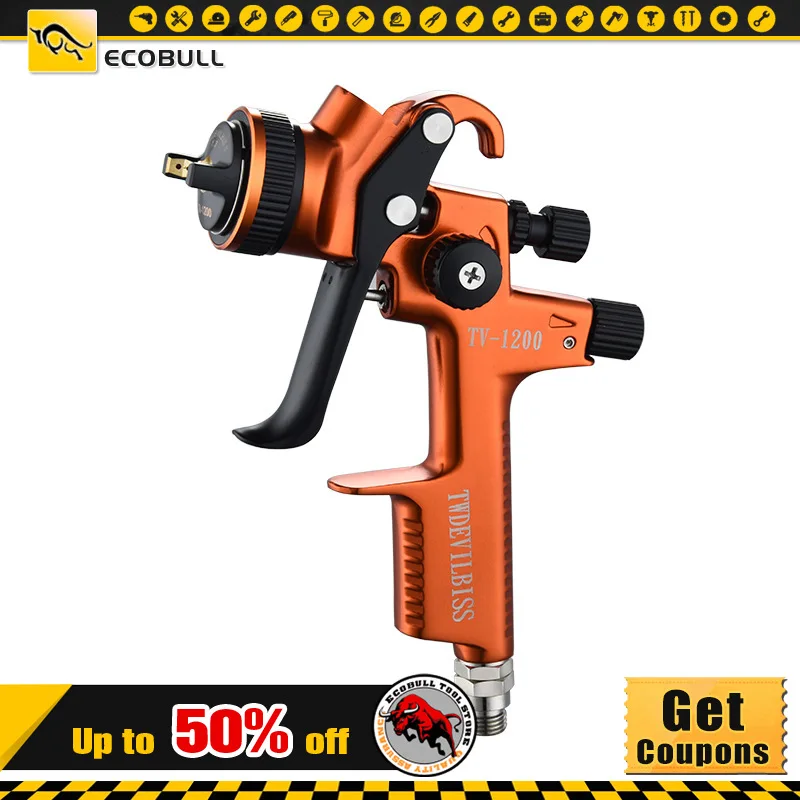 Professional Spay Gun 1.3mm Nozzle Gravity Airbrush For Painting Car ...