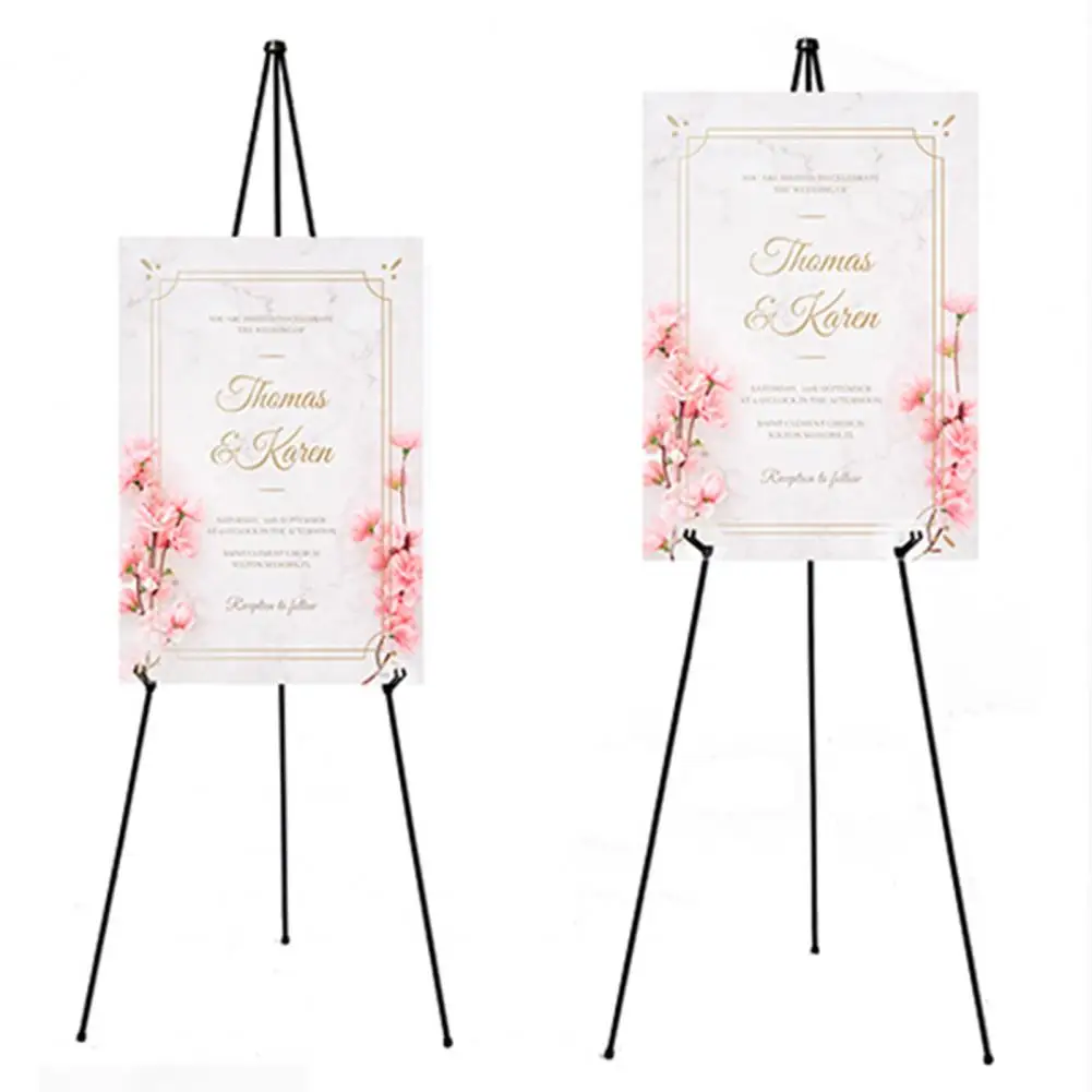 Easy-Storage-Easel-Stand-Metal-Display-Stand-Widely-Use-Wedding-Sign ...