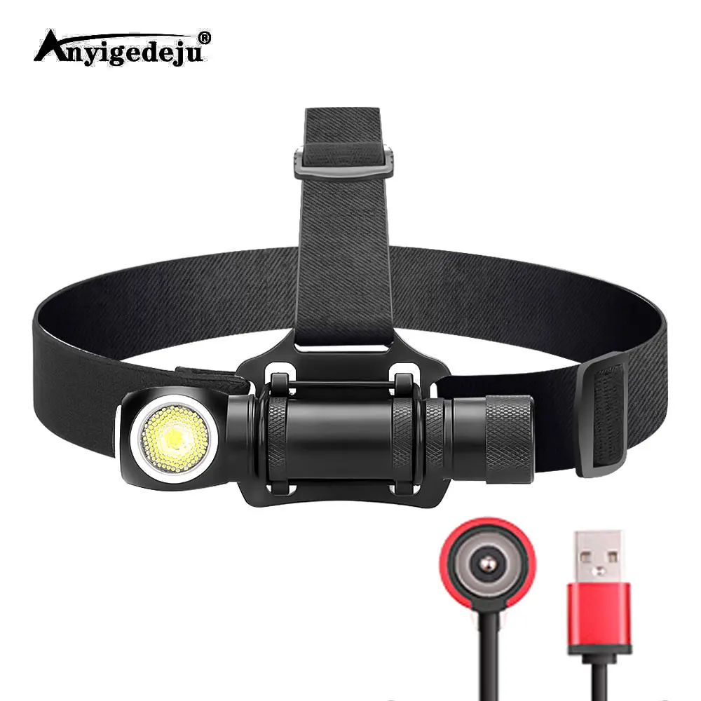 headlamp-Torch-headlight-USB-Magnetic-Charging-P50-LED-Head-Bicycle ...