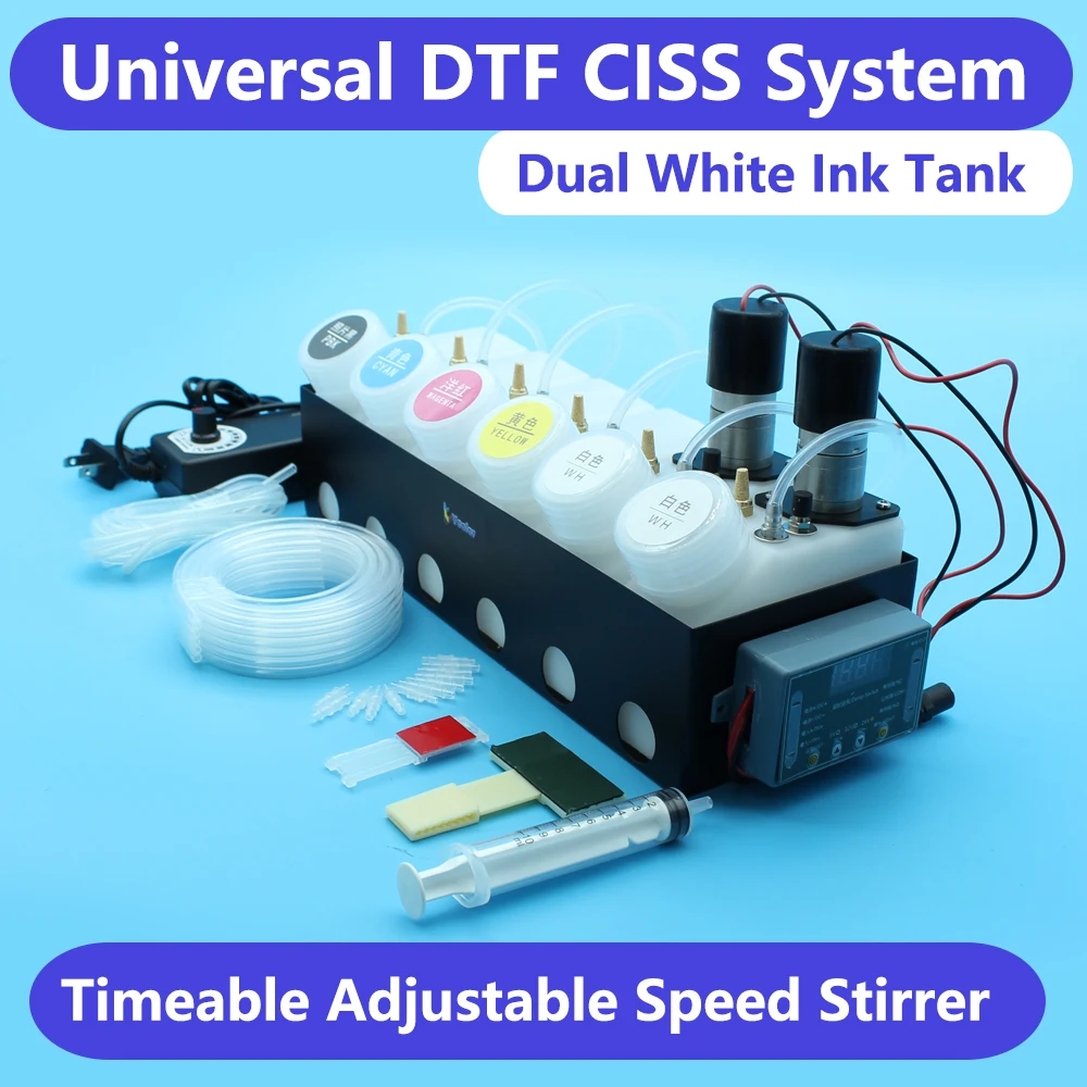 Printer CISS System GUIYIIN Universal 6 Color CISS Kit - DIY Continuous ...