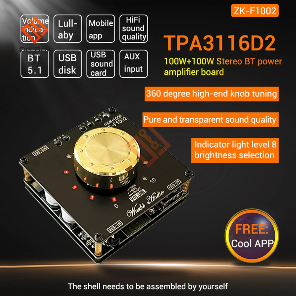 Tpa3118 Stereo Amplifier Board | Stereo Audio Amplifier Board | Hifi ...