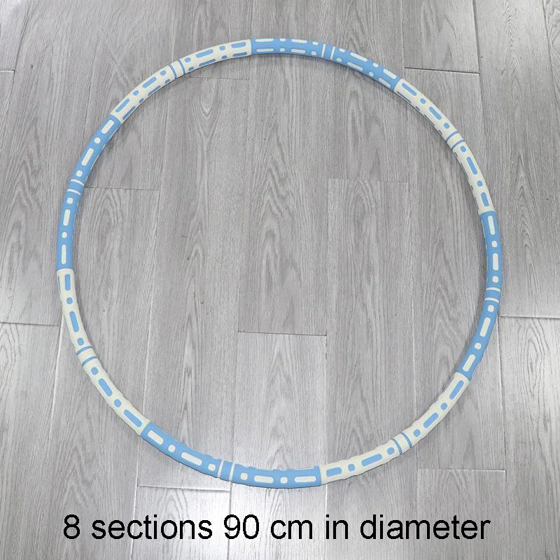 Removable Sponge Hoola Hoop Belly Contracting Waist Slimming Novel ...