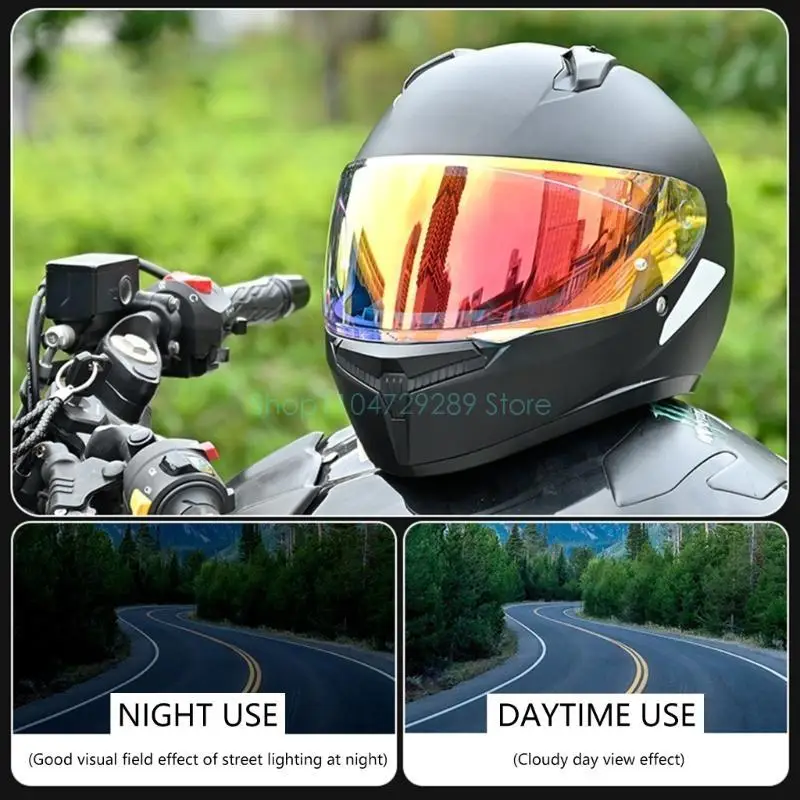 HJC C10 Motorcycle Visor Anti-Fog & Scratch-Resistant Lens for Enhanced ...