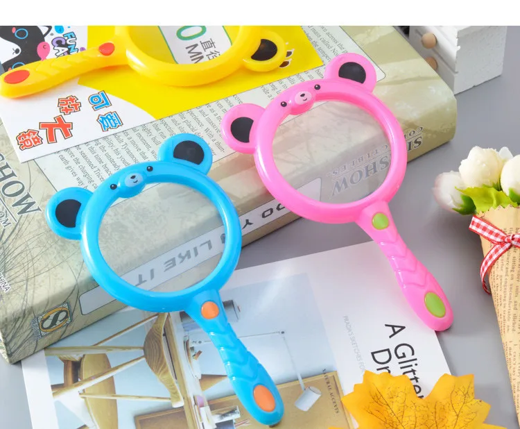 LOUPE OPTIQUE,Rose Red-3X--Loupe Pour Enfants, Fournitures Scolaires ...