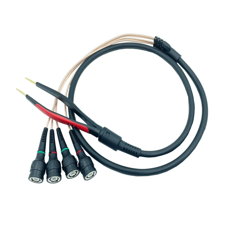 Multimeter Bnc Probe Lcr Test Lead Kelvin Clip Smd Ic Test Hook Clamp ...