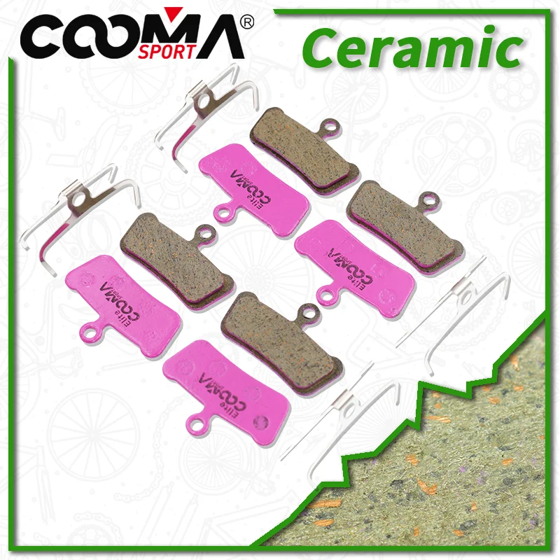 4 Pairs Ceramic Disc Brake Pads for SRAM G2, Guide RSC, RS, R, Avid ...