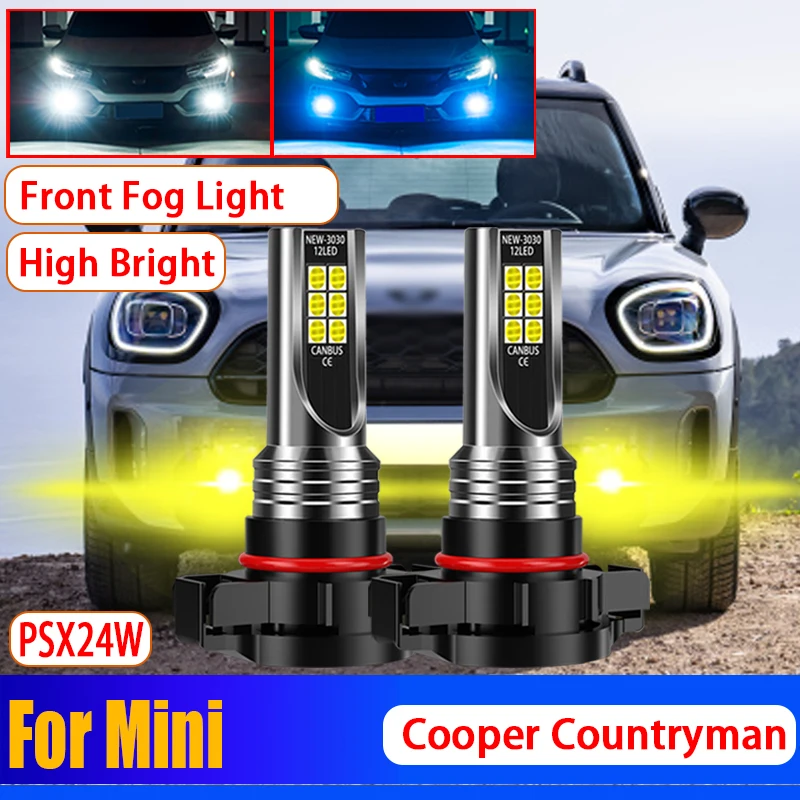 2x-Auto-PSX24W-LED-Front-Fog-Lights-Signal-Bulbs-Car-H16EU-2504-Lamp ...