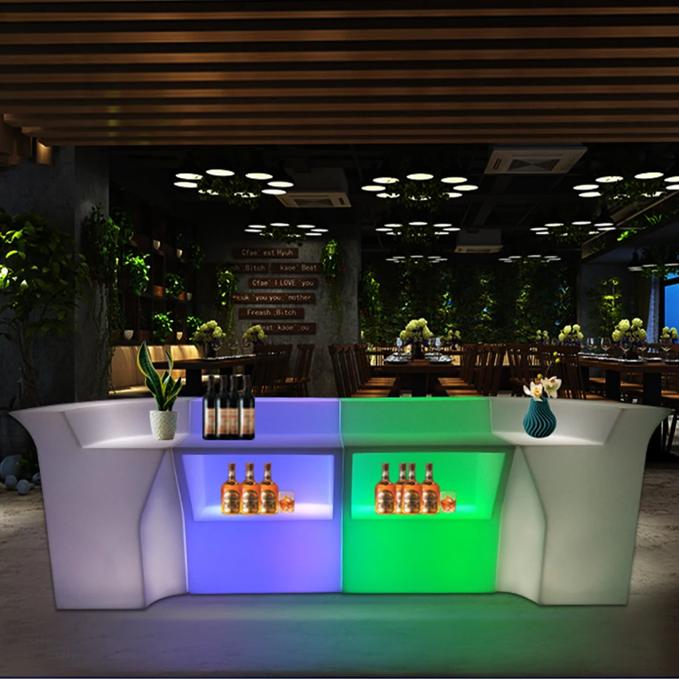 KTV-cocktail-party-mobile-outdoor-LED-luminous-bar-furniture-table ...