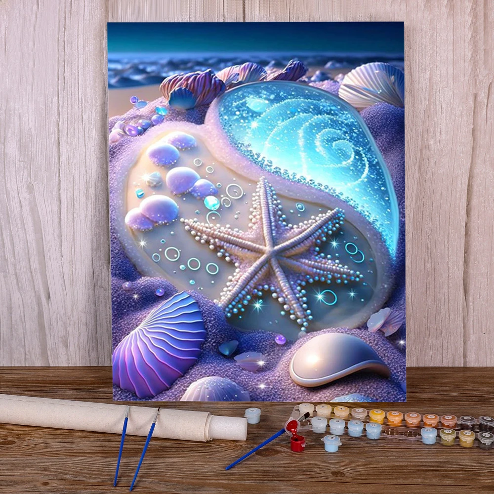 Starfish Oil Painting