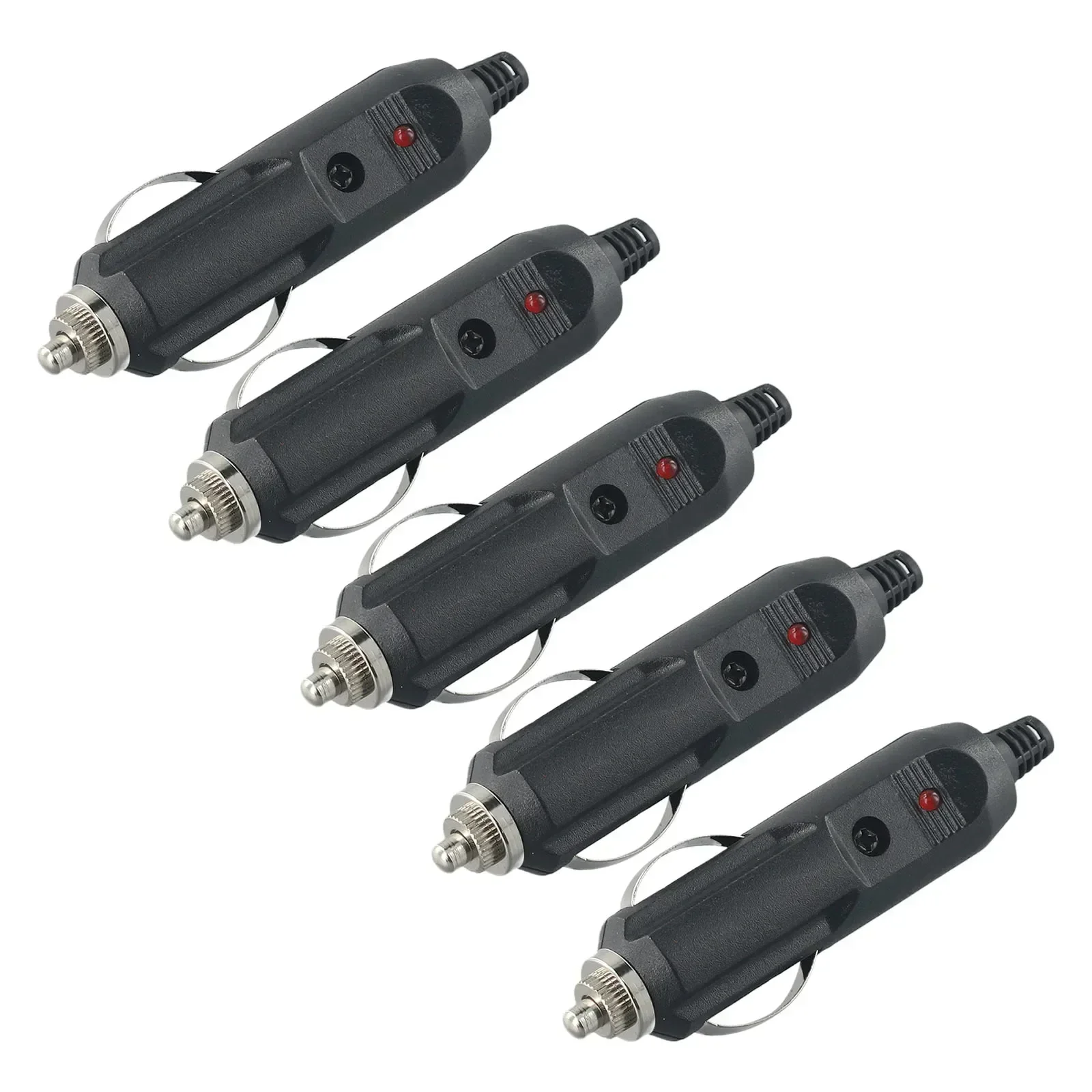 5PCS 12V Car Onboard Plug 10A Fuse Male Car Cigarette Lighter Socket ...