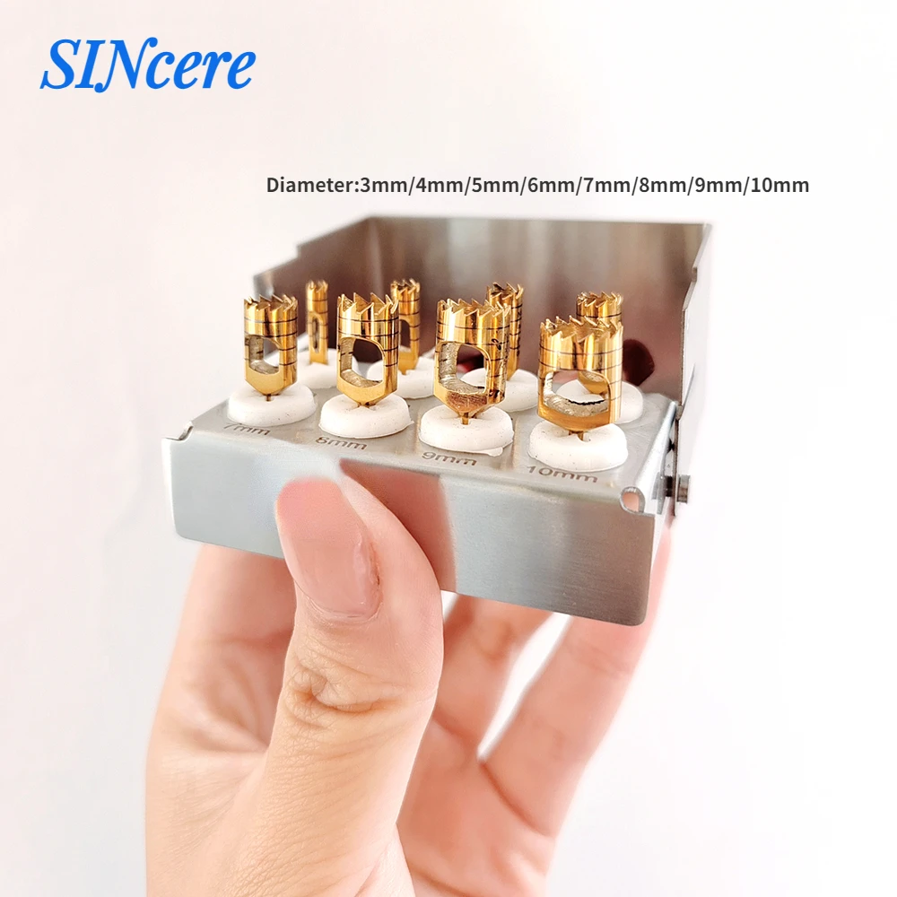 1set-Dental-Trephine-Bur-Drills-Implant-Bur-Tissue-Punch-Trephine-Saw ...