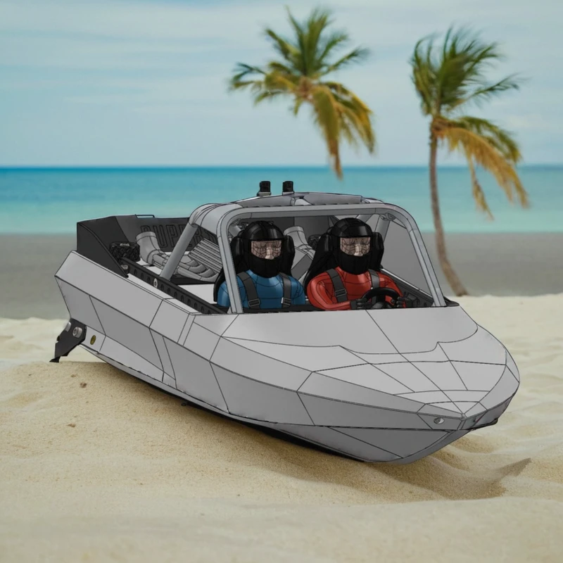 RC-Super-Sprint-Jet-Boat-Mini-Remote-Control-Boat-Model-Speedboat-Toy ...