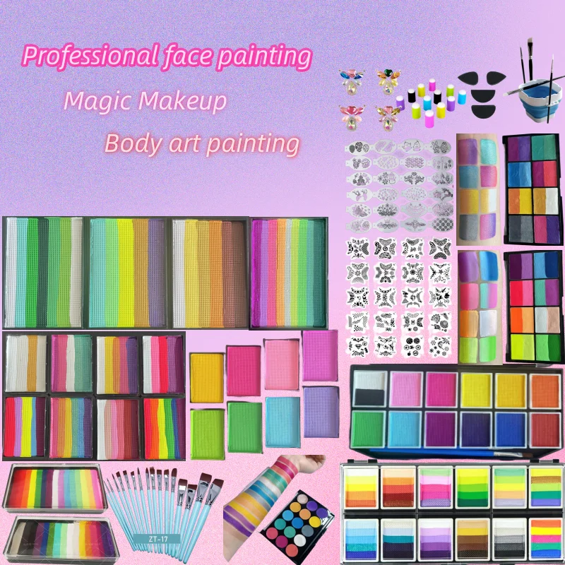 High-End-50g-Splitcake-Face-Paint-Body-Art-Painting-Beauty-Makeup ...