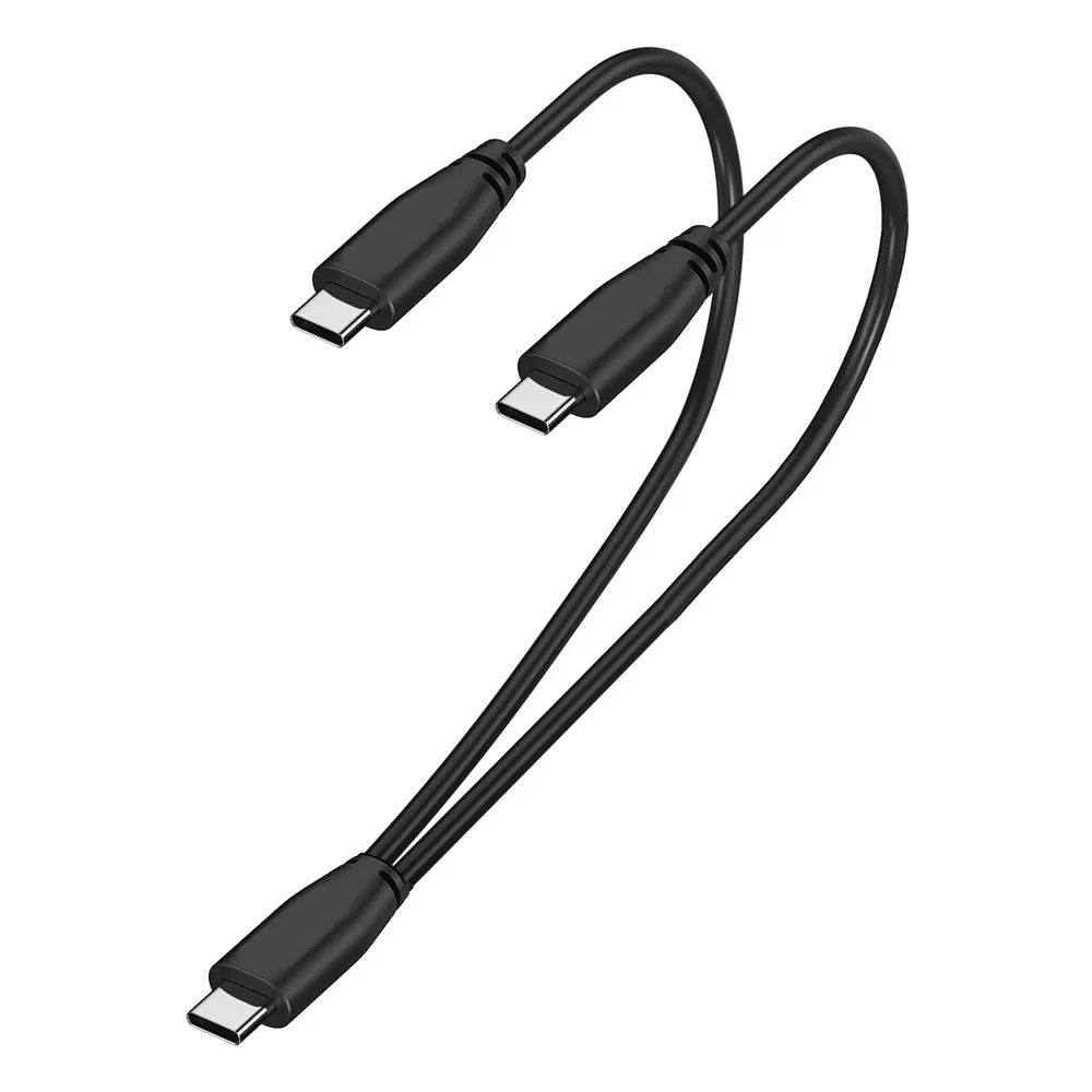 1 in 2 Out Dual USB C Cable USB A C to Type C Splitter Charging Cable ...