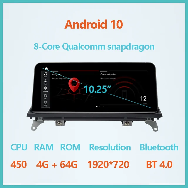 10.25” Android 11 Stereo Head Unit for BMW Z4 E85/E86 CCC 2004-2007 ...