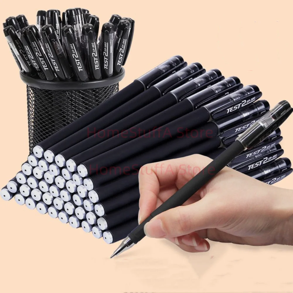 Refullable-Frosted-Carbon-Gel-Pen-0-5mm-Business-Signature-Pen-Office ...