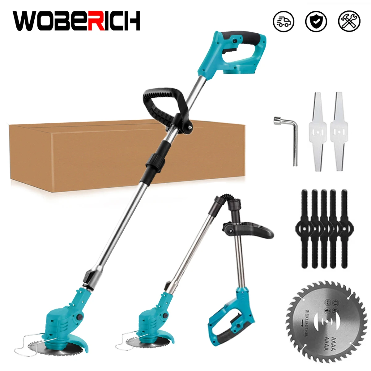 Cortac-sped-el-ctrico-inal-mbrico-cortac-sped-de-21V-longitud-ajustable ...