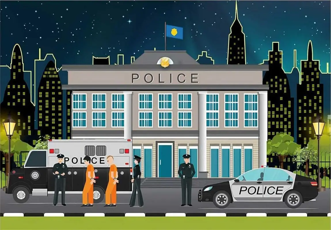 Police Station Cartoon