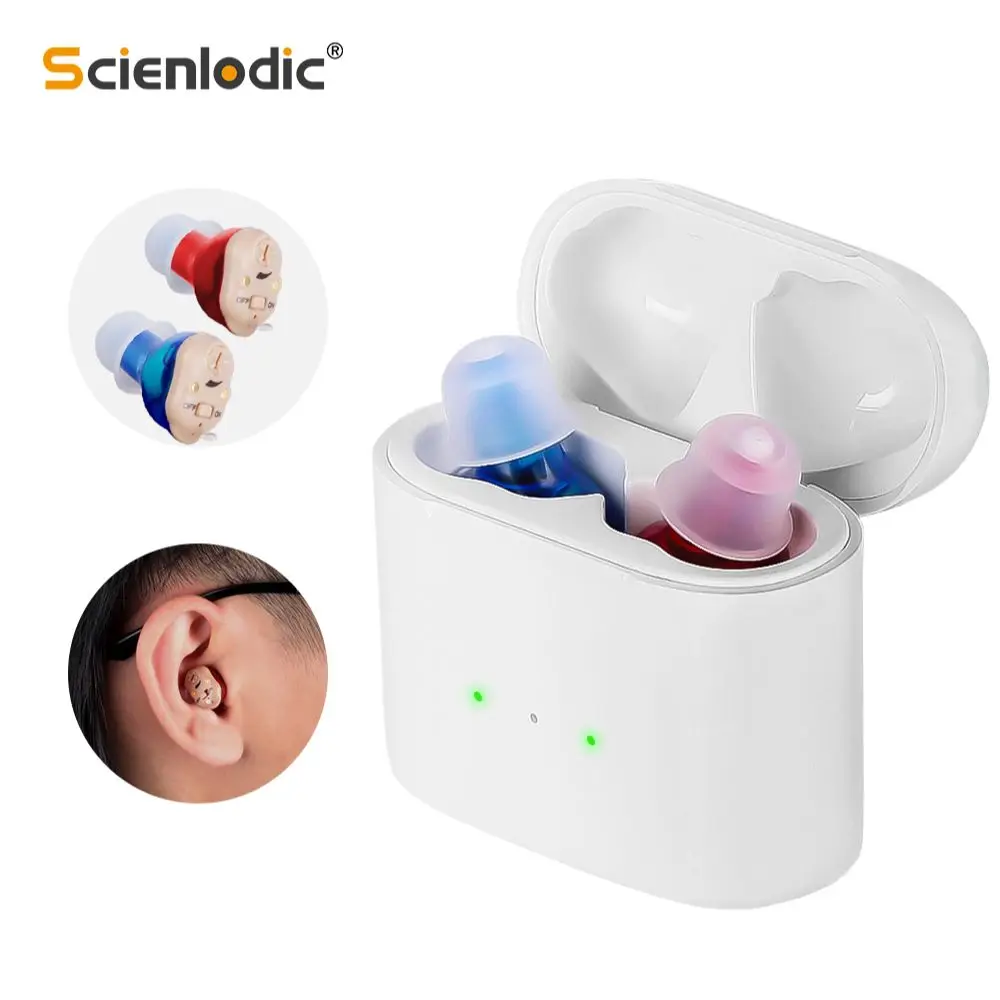 Rechargeable Hearing Aids Wireless Sound Amplifier Ite Mini Invisible ...
