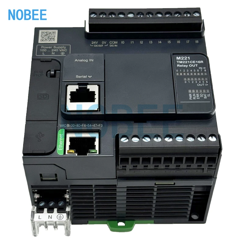Original-Modicon-PLC-controlador-de-l-gica-novo-TM221CE16R-TM221CE16T ...
