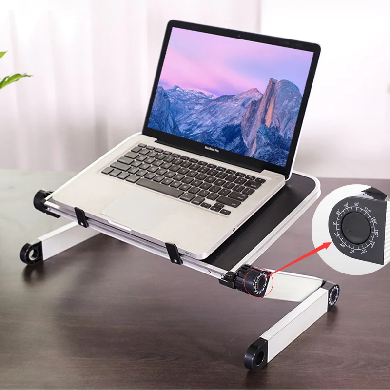 Adjustable-Folding-Laptop-Desk-Portable-for-Bed-Table-Notebook-Cooler ...