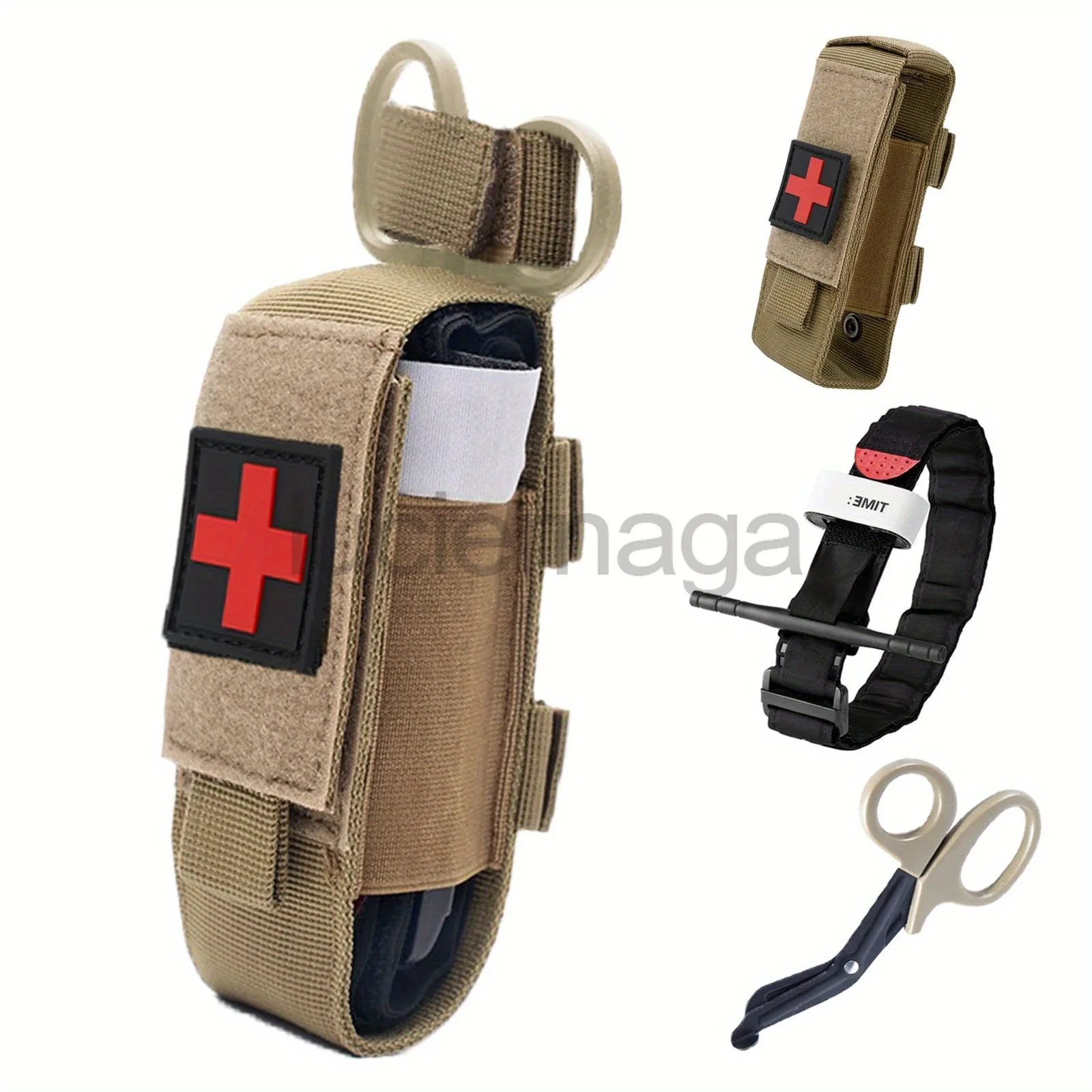 LUC-1000D-Nylon-Tactical-First-Aid-Kit-Pouch-Bag-With-Cross-Patch ...