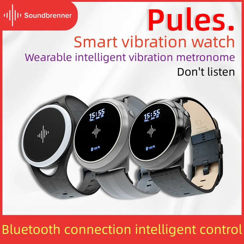 Soundbrenner Pulse Core Steel Wearable Watch Metronome Intelligent body ...