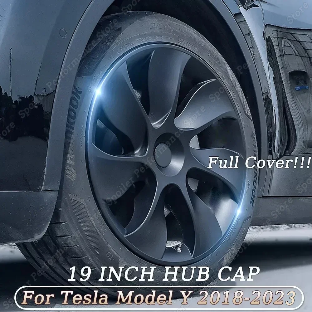 4Pcs-set-19-Inch-Hub-Cap-Performance-Replacement-Wheel-Cap-For-Tesla ...
