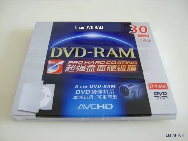 3Pcs-8Cm-Mini-DVD-RAM-Disque-1-4GB-30MIN-Pour-Panasonic-DVD-Camcordesr ...