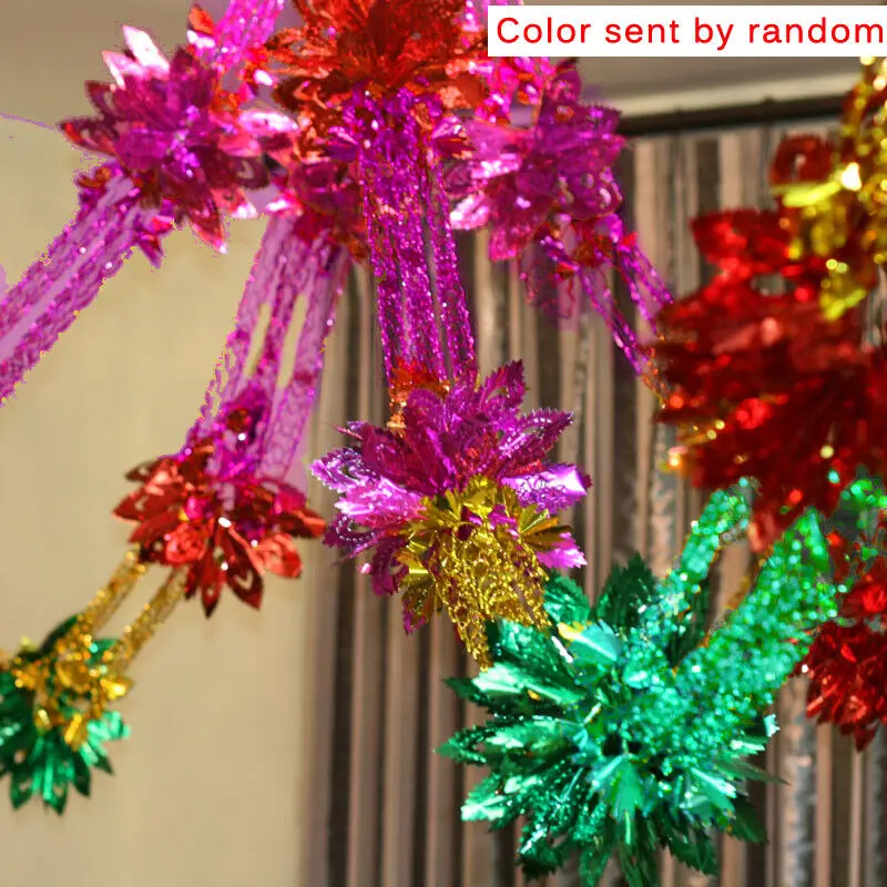1-4Pcs-Christmas-Foil-Garland-Ceiling-Hanging-Tinsel-Xmas-Home ...