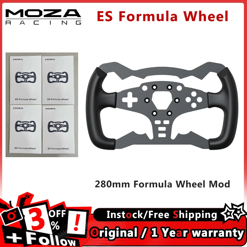 MOZA-Racing-ES-Formula-Wheel-Mod-280mm-Aviation-Grade-Aluminum-Body ...