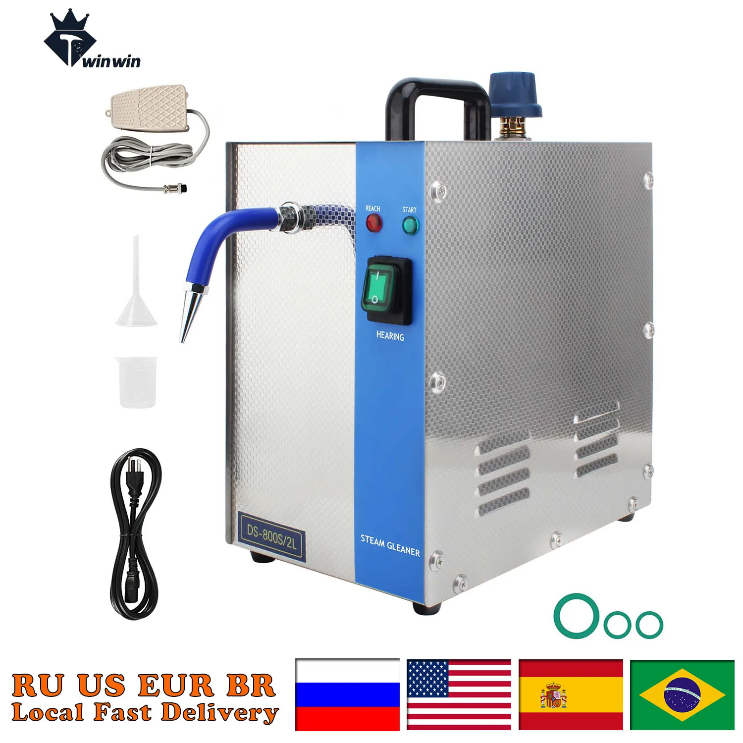 Professional-Jewelry-Steam-Cleaner-Machine-1300W-2L-Capacity-Stainless ...