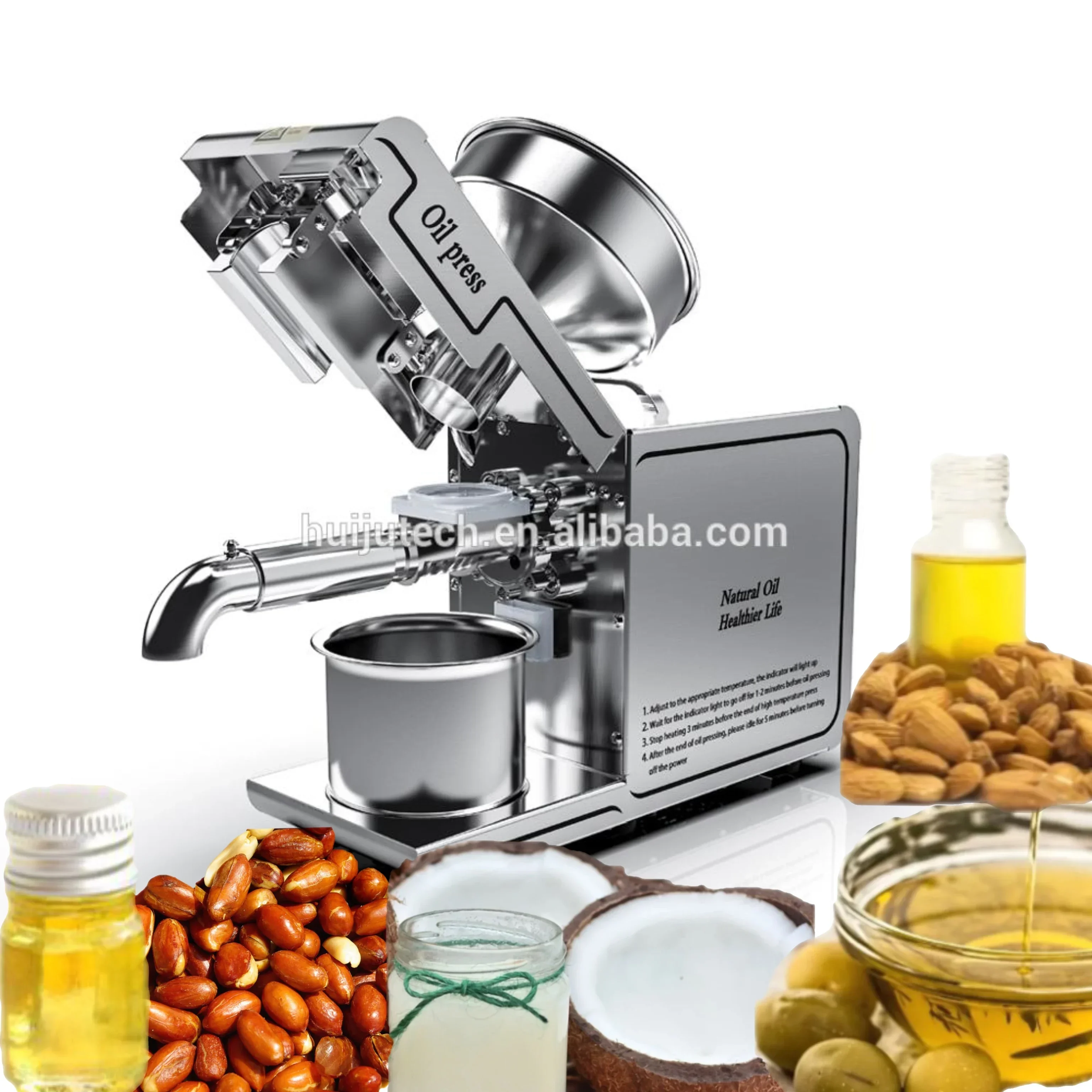Small-household-coconut-oil-extraction-machine-sesame-oil-pressers ...