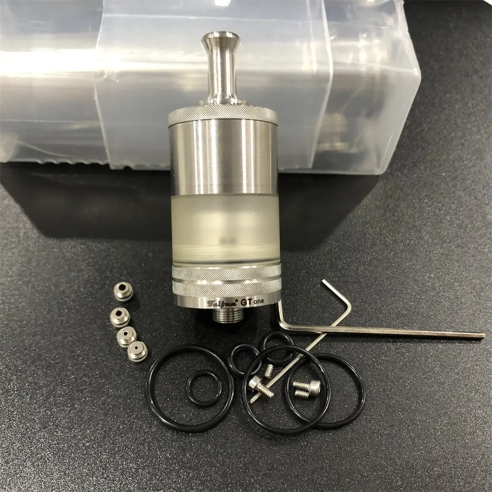 Taifun GT ONE RTA MTL 23mm Tank 4ml 316 SS Dual/Single Coil Build ...