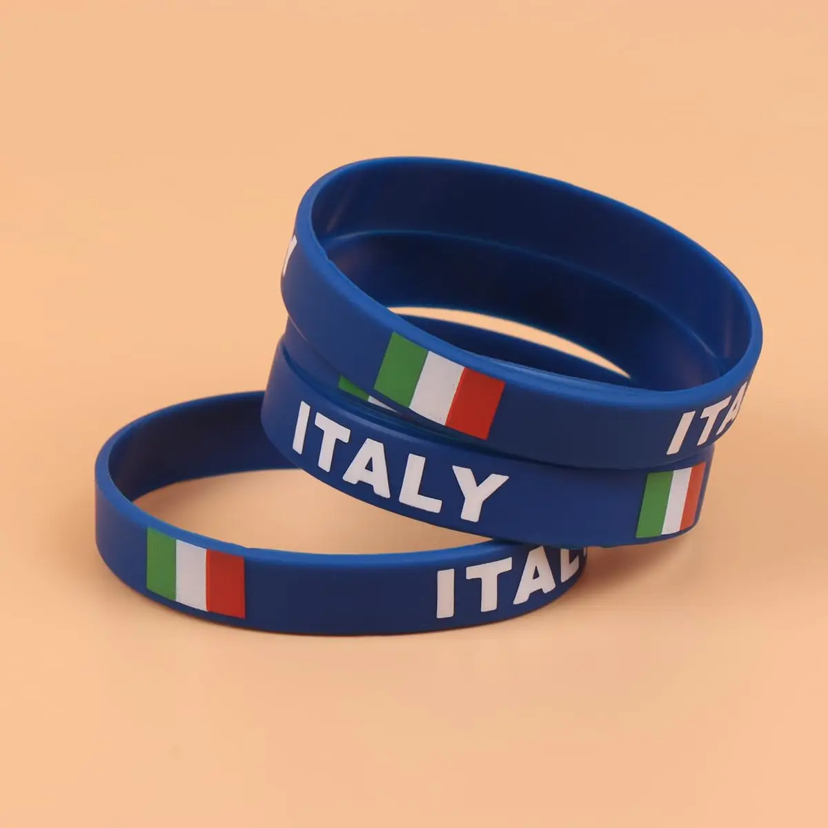 Pulseira-de-silicone-com-bandeira-italiana-para-homens-e-mulheres ...